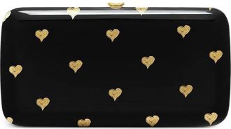 Jeffrey Levinson Candy Hearts clutch - Schwarz