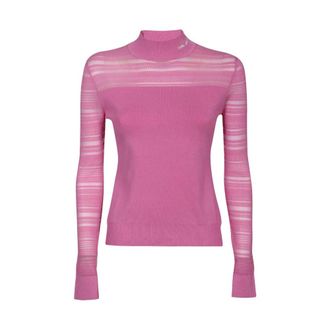 Karl Lagerfeld Rollkragenpullover - - Knitwear - Damen - Rosa - XL
