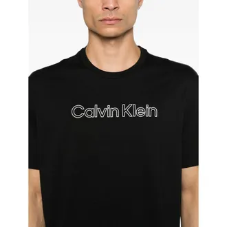 Calvin Klein Logo Print T-Shirt - Black