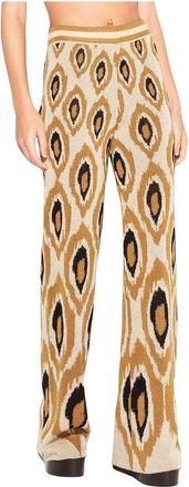Akep Femme, Pantalons, Multicolore, Taille: 40 FR Wide Pantalons