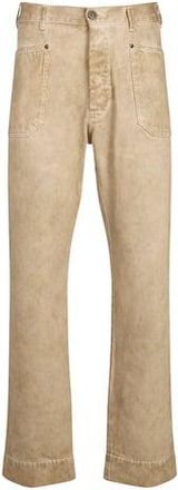 Vivienne Westwood Pantalon Carpenter d&eacute;lav&eacute; en coton