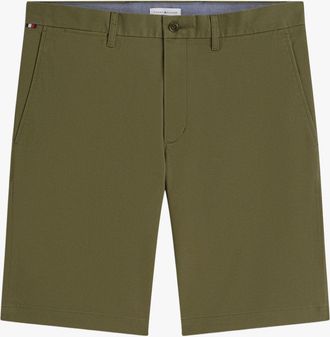Tommy Hilfiger Bermuda chino &agrave; logo en coton m&eacute;lang&eacute;