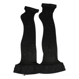 Dolce & Gabbana Chaussettes mi-mollet - Femme - Accessoires - Noir - Taille: M