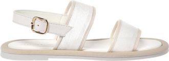 Baldinini Femme, Chaussures, Blanc, Taille: 39 EU Sandale en maille