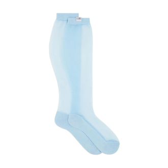 Maison Margiela Femme, Sous-v&ecirc;tements, Bleu, Taille: S Chaussettes montantes