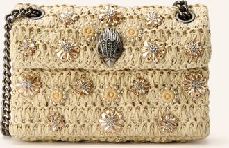 Kurt Geiger Umh&auml;ngetasche Kensington Mini Mit Schmucksteinen beige
