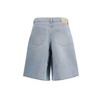Our Legacy Womens Blue Cotton Bermuda Shorts
