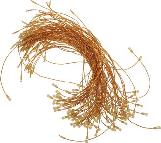 Artibetter 1000 St&uuml;ck Weihnachts Ornamentaufh&auml;ngeset mit Karabinerhaken Vorgeschnittene Schn&uuml;re mit Druckknopf Silberfarbene Kunststoffclips f&uuml;r Christbaumschmuc