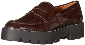 Franco Sarto Damen Balin Lug Sole Chunky Loafer Slipper, burgunderfarben, 41 EU