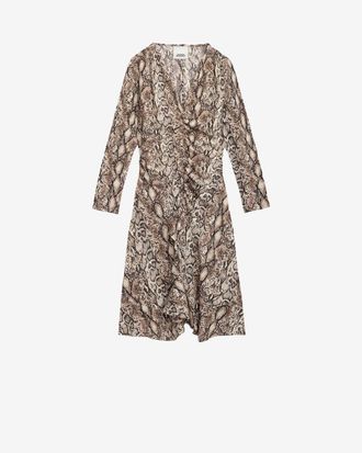 Isabel Marant Robe Octavia - Femme - Naturel - Taille34 - Isabel Marant