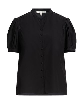 Frame Denim LACE SHOULDER INSET BLOUSE