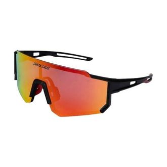 Santa Cruz Santa Cruz Strip Racer Lunettes de soleil unisexes, Noir/orange