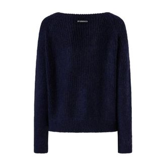Pinko Pinko, Femme, Pulls, Bleu, Taille: 40 FR Formentera Sweater
