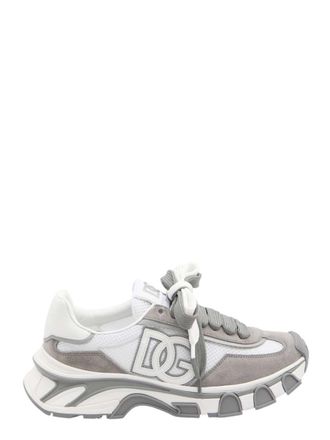 Dolce & Gabbana Baskets Dolce & Gabbana en nylon et cuir de veau avec patch Dg