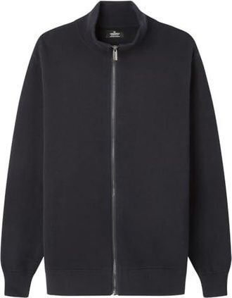 Springfield New Gg12 Milano Knittted Zip Up Cardigan Fermeture &eacute;clair, Bleu Marine, L Homme