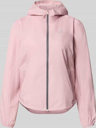 Asics Jacke mit Logo-Print und Kapuze