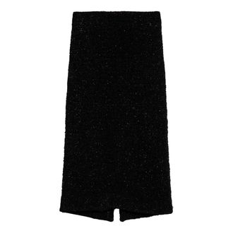 Balenciaga Mini Rock im Trendigen Stil - - Skirts - Damen - Schwarzk - M