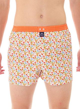 MC Alson Herren Boxershorts mehrfarbig Reine Baumwolle gemustert