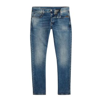 G-Star Homme, Jeans, Bleu, Taille: W30 Jeans anatomiques 3D r&eacute;guliers avec patchs aux genoux