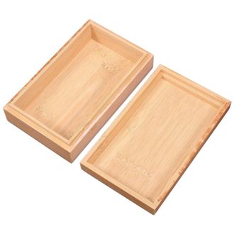 Healifty Aufbewahrungsbox aus Unbehandeltem Holz 15 X 9 X 4cm mit Deckel Kleine Rustikale Holztruhe f&uuml;r Reise und Selbstgemacht Projekte zur Aufbewahrung von E