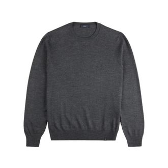 Fay Wollpullover - - Knitwear - Herren - Grau - S