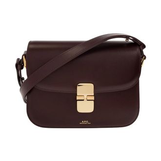 A.P.C. Grace Kleine Umh&auml;ngetasche - - Bags - Damen - Rot - ONE SIZE