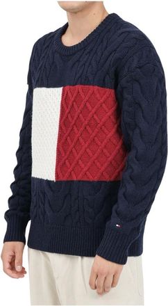 Tommy Hilfiger Homme, Pulls, Multicolore, Taille: L Maille ras du cou