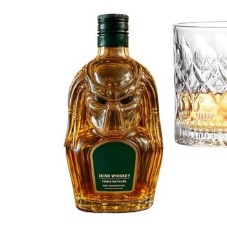 Generico Bouteille de boisson en verre - Mat&eacute;riau en verre de 300 ml, fermeture herm&eacute;tique, design d&eacute;coratif 3D, pot &agrave; carafe &agrave; whisky, r&eacute;cipient &agrave; alcool | Po