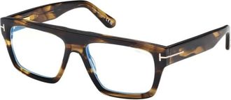 Tom Ford Homme, Accessoires, Brun, Taille: 56 MM Optical Frame