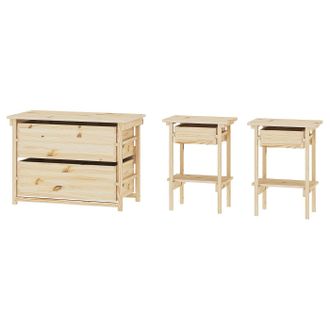 IKEA KRON&Ouml;REN Schlafzimmerm&ouml;bel 3er-Set