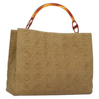 Dior Pre-owned Vintage Nylon Hand Bag - - Pre-owned - Damen - Beige - ONE SIZE