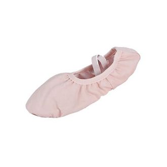 Generic Chaussures de ballet d&eacute;contract&eacute;es et confortables avec semelle fendue - Couleur unie - Pliable - Pour la danse, le yoga, la gymnastique, rose, 37.5 E