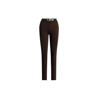 Ralph Lauren Femme, Pantalons, Brun, Taille: 44 FR Pantalon Slim-fit