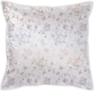 Curt Bauer Brokat-Damast-Kissenbezug einzeln Dessin 9037 Heaven Farbe sunset-248 Gr&ouml;&szlig;e 80x80 cm hochwertig Zeitlose Eleganz Baumwollgarnen