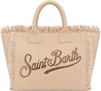 MC2 Saint Barth Femme, Sacs, Beige, Taille: ONE Size Vanity Tote Bag