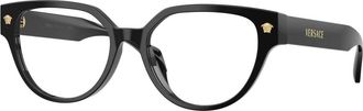 Versace Femme, Accessoires, Noir, Taille: 53 MM Ve3394D Optical Frame