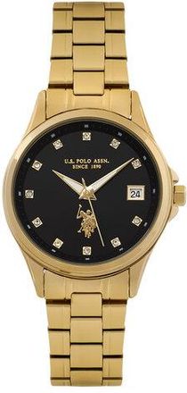 U.S.Polo Association Uhr Louise USP8484BK Goldfarben