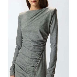 Pinko Pinko, Femme, Robes, Gris, Taille: 36 FR Almudena Midi Dress
