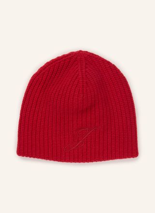 Jacquemus Jacquemus M&uuml;tze Le Bonnet Espiral Aus Merinowolle rot