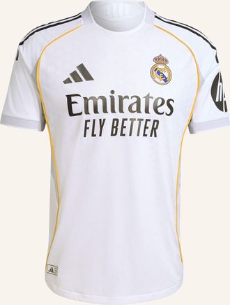 adidas Real Madrid 25/26 Heimtrikot Authentic Jersey weiss