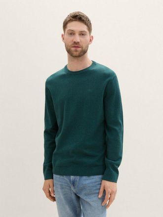 Tom Tailor Strickpullover Pullover & Strickjacken Basic Strickpullover aus Baumwolle