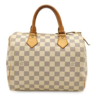 Louis Vuitton Pre-owned Sac Speedy25 Damier Azur - Femme - Pre-owned - Beige - Taille: ONE Size