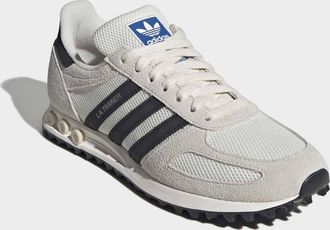 adidas Sneaker ADIDAS ORIGINALS LA TRAINER OG, Herren, Gr. 38,5, beige (cloud wei&szlig;, core schwarz, alumina), Leder, Textil, Schuhe Sneaker, Topseller