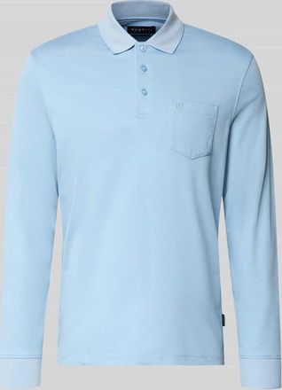 Bugatti Regular Fit Poloshirt aus Baumwoll-Mix mit Brusttasche