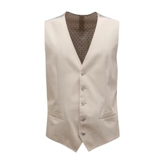 Dolce & Gabbana Baumwollweste - - Suits - Herren - Beige - L
