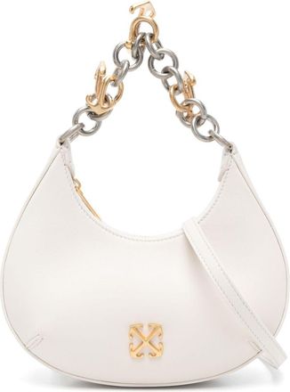 Off-white sac port&eacute; &eacute;paule Hemisphere - Blanc