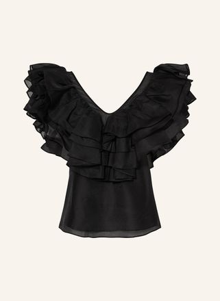 Ted Baker Blusentop Calonda Mit Volants schwarz