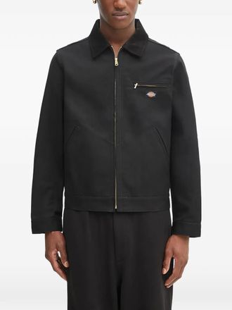 Wacko Maria veste &agrave; col en velours c&ocirc;tel&eacute; - Noir