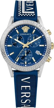 Versace Chronograph f&uuml;r Damen - - Accessories - Damen - Blau - ONE SIZE