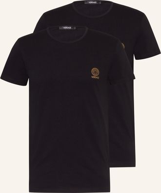 Versace 2er-Pack T-Shirts schwarz